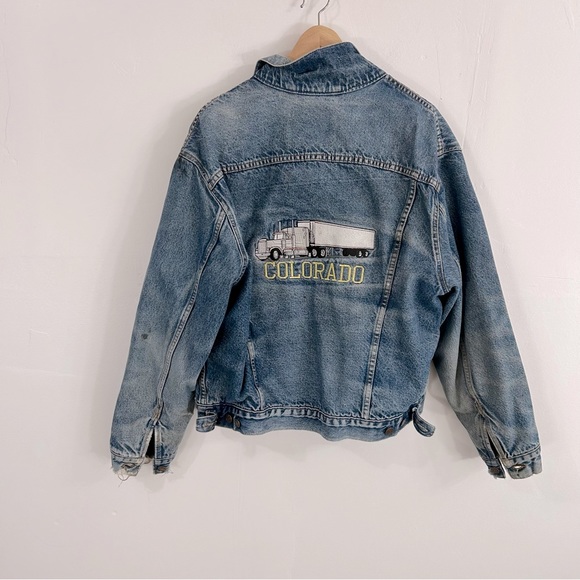 Vintage | Jackets & Coats | Vintage Levis Jean Jacket With Colorado ...